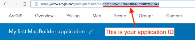 Step 2: Create a MapBuilder application in ArcGIS Online