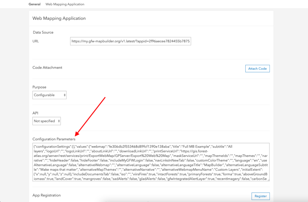 Editing your MapBuilder application - MapBuilder