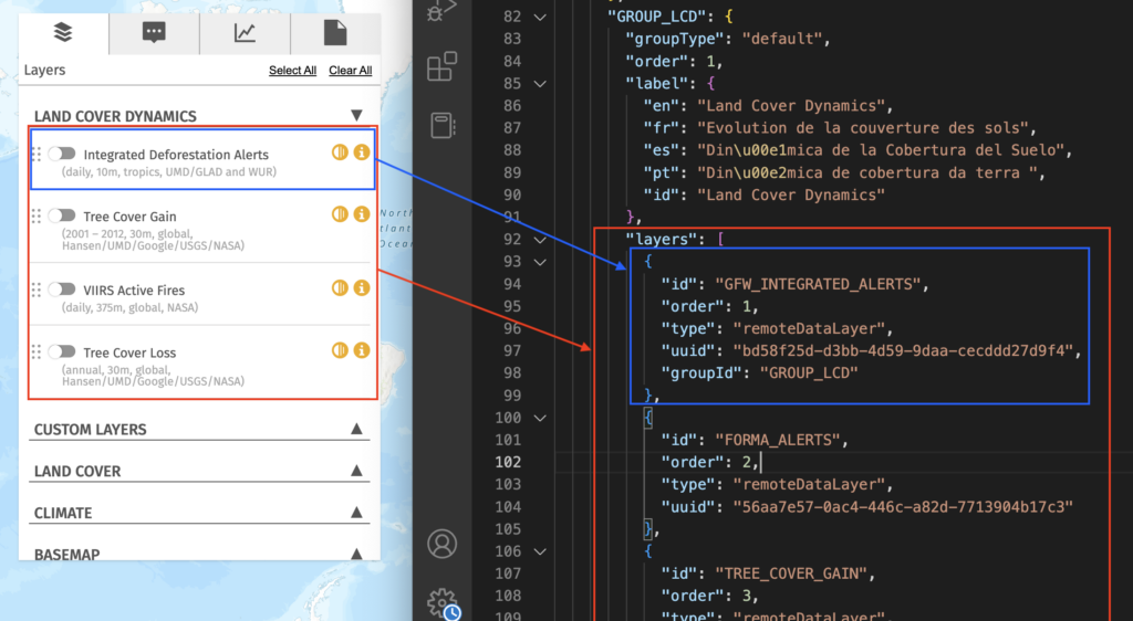 Add a new layer using the configuration file - MapBuilder