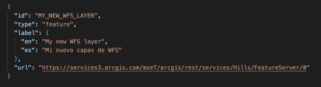 Add a new layer using the configuration file - MapBuilder