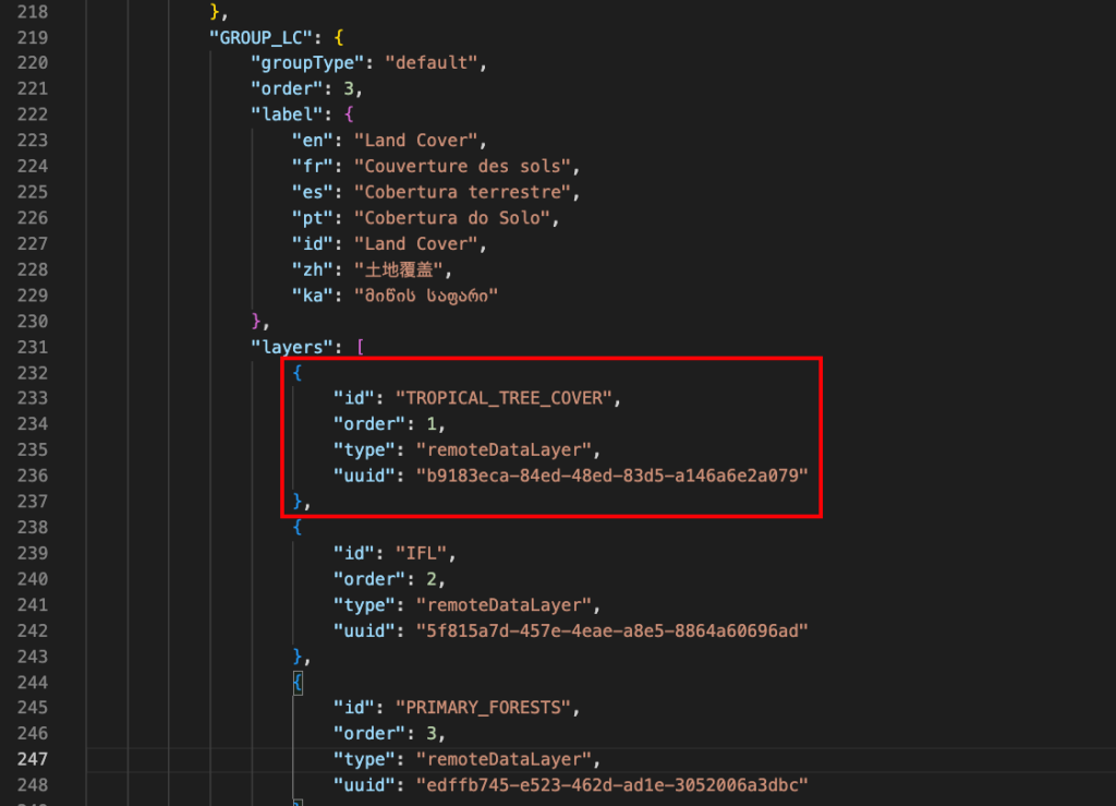 Replacing Trees in Mosaic Landscapes - MapBuilder
