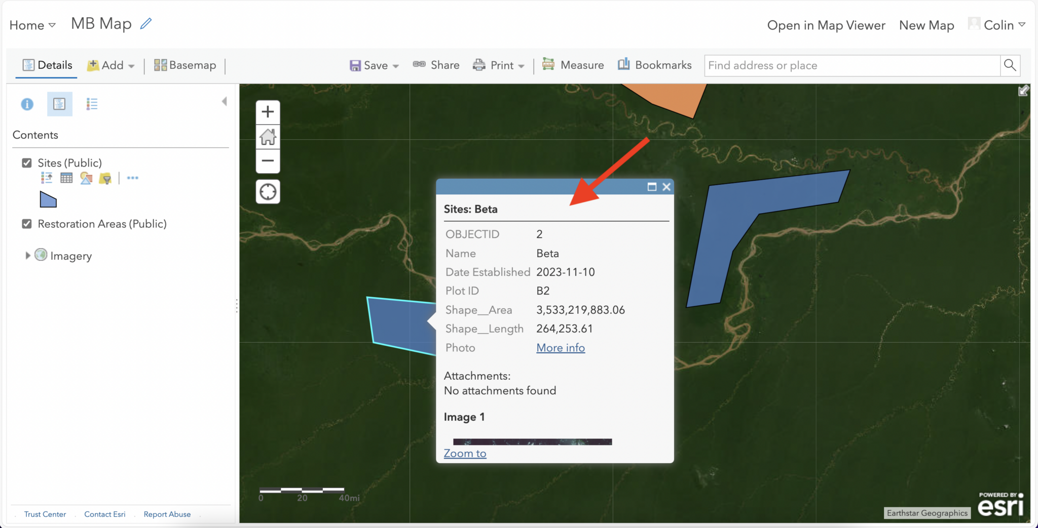Configure pop-ups - MapBuilder