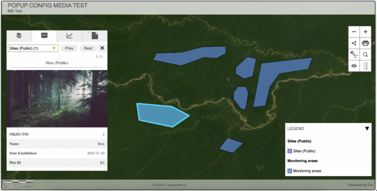 Configure pop-ups - MapBuilder