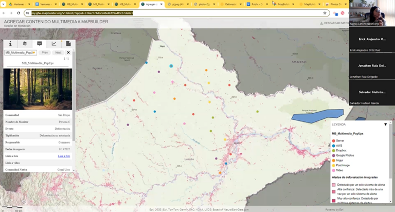 How to add multimedia content to a MapBuilder